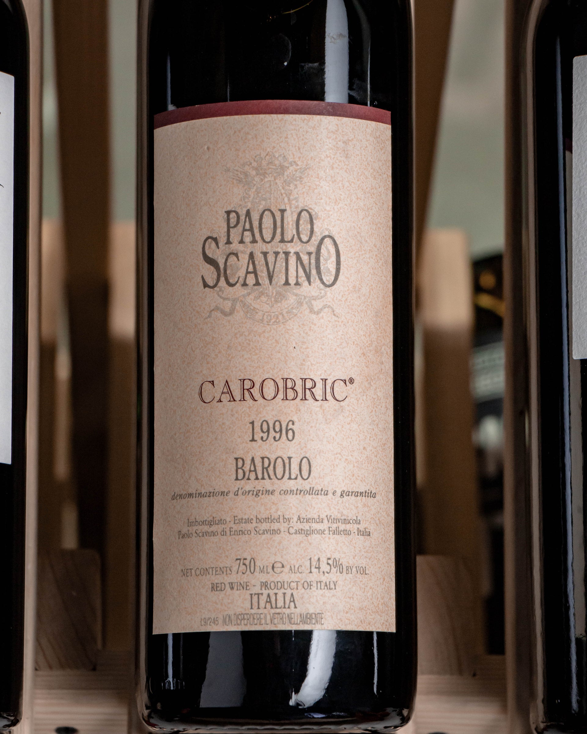 Paolo Scavino Barolo Carobric 1996 – First Bottle Wines